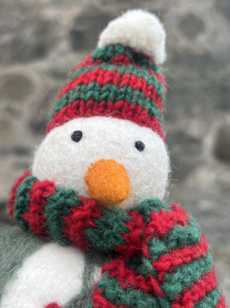 Fiona Walker Felt Snowman Tree Topper | Medi Gifts